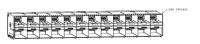 China 2288172-6 SFP+ Ganged 2x12 Fiber Optic Transceiver for sale
