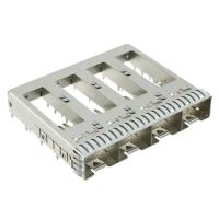 China Ganged 1x4 Connector Press Fit Position SFP+ Cage 2169260-1 for sale