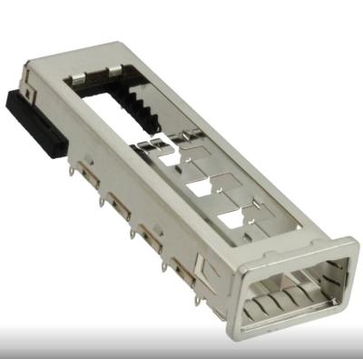 China Right Angle Position XFP Cage Connector 2170435-1 for sale