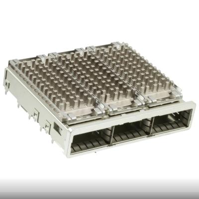 China 2007456-2 CONN QSFP+ CAGE 1X3 W/HSINK R/A for sale