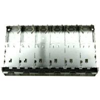 China 2007170-1 Position SFP+ Cage, Ganged (1 x 6) Connector Press-Fit Through Hole for sale