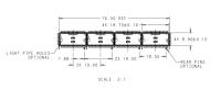 China 2170744-4 CONN QSFP28 CAGE 1X4 PRESSFIT RA for sale
