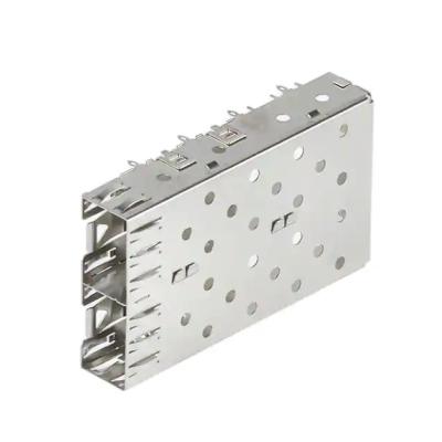 China CONN SFP CAGE 1X2 PRESS-FIT R/A 1761014-3 for sale