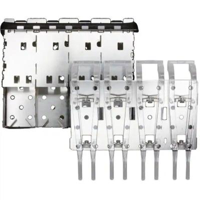 China CONN SFP+ CAGE 1X4 PRESS-FIT R/A 2007093-1 for sale