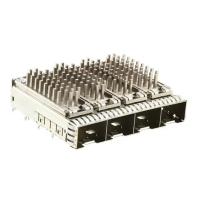 China 2149730-1 SFP+ Cage, Ganged (1 x 4) with Heat Sink Connector Press-Fit Through Hole for sale