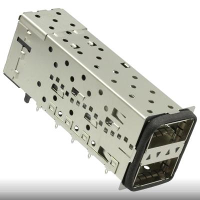 China 2085945-3 76 Position QSFP+ Optical Transceivers With Cage for sale