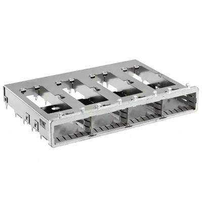 China 2007668-1 CONN QSFP+ Cage Connector 1X4 Pressfit R/A for sale