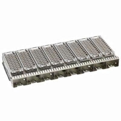 China Pluggable CONN ZSFP+ cage Connector 1X8 Pressfit R/A 2294408-2 for sale