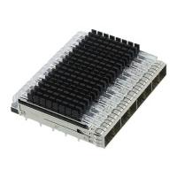 China 1X4 W/HSINK R/A CONN QSFP28 Cage Optical Transceivers 2170790-2 for sale