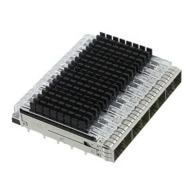 China 1X4 W/HSINK R/A CONN QSFP28 Cage Optical Transceivers 2170790-2 for sale