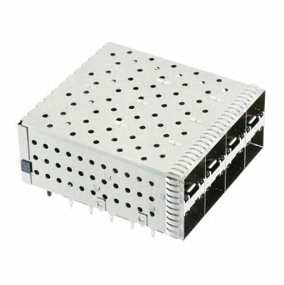 China CONN SFP+ RCP W/CAGE 2X4 160P RA Optical Transceivers 1-2007394-8 for sale