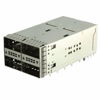 China 2227670-2 ZQSFP+ RCP Cage 2X2 152P RA Optical Transceivers for sale