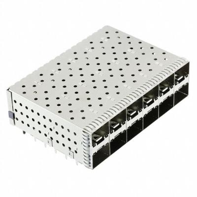 China 1-2007562-8 CONN SFP+ RCP W/CAGE 2X6 240P RA Optical Transceivers for sale