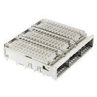 China EMI Shielded CONN QSFP+ CAGE 1X3 W/HSINK R/A 2007456-1 for sale