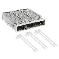 China LC Duplex 1X3 W/HSINK R/A CONN QSFP+ CAGE 2057042-1 for sale