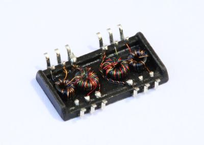 China Single Port 1500Vrms 10/100BASE-T SMT Ethernet Transformer H1222DG for sale