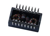 China 1500Vrms 10/100BASE-T Lan Ethernet SMT Transformer H1604CG for sale