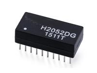 China 10/100BASE-T 1500Vrms Dual Port Magnetic Transformers H2052DG for sale