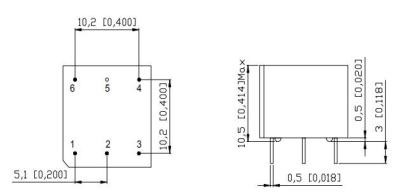 China 10PT1143R T1 CEPT(E1) ISDN-PRI Single Port Transformer 1500Vrms for sale