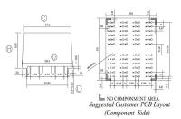 China HST-96205DR 100KHz 1000BASE-T Quad Magnetics Modules for sale