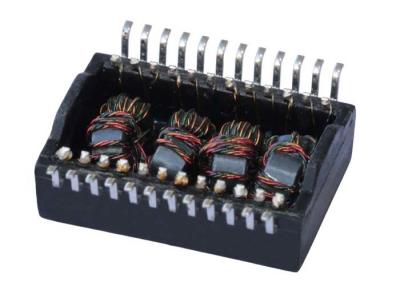 China 8mA 24PIN 1000BASE-T Magnetics Transformer HST-24011SXCR HST-24037SXCR for sale