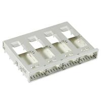 China 2227250-1 2170744-1 2170746-1 CONN QSFP28 CAGE 1X4 PRESSFIT RA for sale