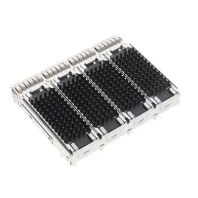China 2170745-2 2170745-3 2170745-1 CONN QSFP28 CAGE 1X4 W/HSINK R/A for sale