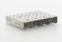 China LC Duplex 1X4 PRESSFIT RA SFP28 CAGE 2170746-2 2170784-1 2170784-2 for sale