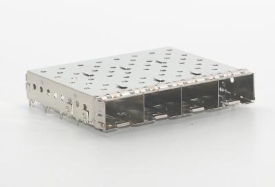 China LC Duplex 1X4 PRESSFIT RA SFP28 CAGE 2170746-2 2170784-1 2170784-2 for sale
