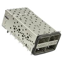 China 1X6 W/HSINK R/A CONN QSFP+ CAGE 2214574-4 2214574-2 2214574-5 for sale