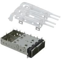 China 2170811-1 2170811-2 2170811-4 CONN QSFP28 CAGE 1X2 PRESSFIT RA for sale
