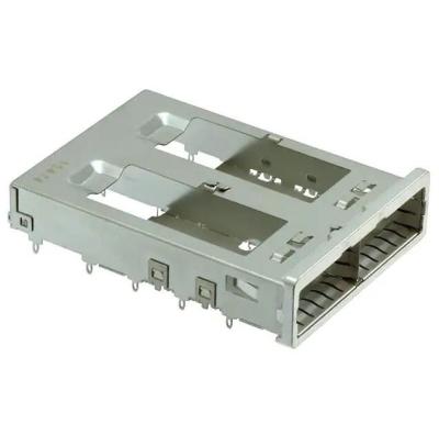 China 2170807-1 2170807-2 CONN QSFP28 CAGE 1X2 PRESSFIT RA for sale