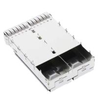 China 2170808-2 2170808-3 2-2170808-5 CONN QSFP28 CAGE 1X2 W/HSINK R/A for sale