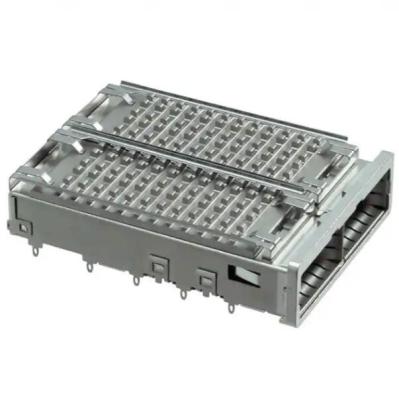 China 2170826-1 2170826-2 2-2170808-1 CONN QSFP28 CAGE 1X2 W/HSINK R/A for sale