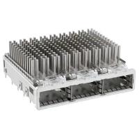 China 2110412-3 2057042-8 2057042-9 CONN QSFP+ CAGE 1X3 W/HSINK R/A for sale