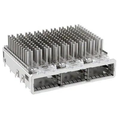 China 2110412-3 2057042-8 2057042-9 CONN QSFP+ CAGE 1X3 W/HSINK R/A for sale