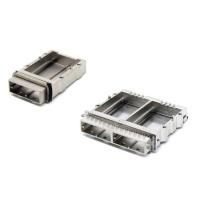 China 2170812-4 2170812-5 CONN QSFP28 CAGE 1X2 W/HSINK R/A for sale
