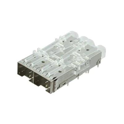 China 2170814-3 2170814-6 CONN QSFP28 CAGE 1X2 W/HSINK R/A for sale