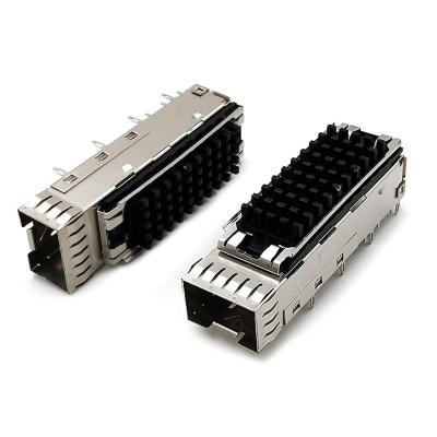 China 1888481-2 1888481-3 CONN XFP CAGE W/HSINK PRESS R/A for sale