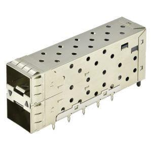 China 2227224-2 2227224-3 CONN ZQSFP+ RCPT CAGE 2X1 76P RA for sale