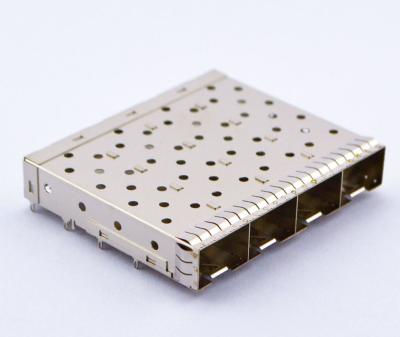 China 2057183-3 2170287-9 CONN QSFP+ CAGE 1X4 W/HSINK R/A for sale