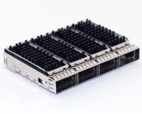 China 2170287-7 2170287-8 CONN QSFP+ CAGE 1X4 W/HSINK R/A for sale
