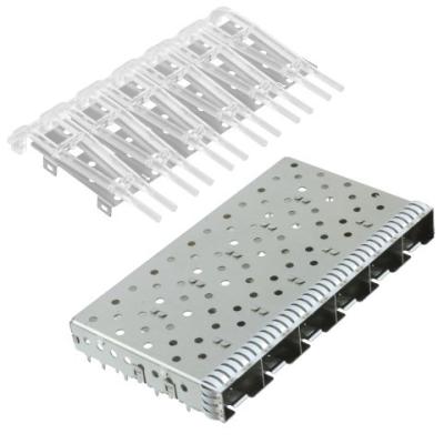 China 2170706-1 2170706-5 CONN QSFP28 CAGE 1X6 PRESSFIT RA for sale