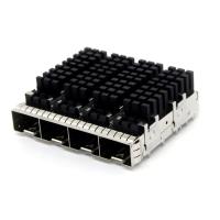 China 2170785-3 CONN ZQSFP+ CAGE 1X4 W/HSINK R/A for sale