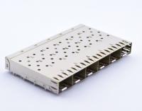 China 2143331-3 2143331-2 CONN QSFP+ CAGE 1X6 W/HSINK R/A for sale