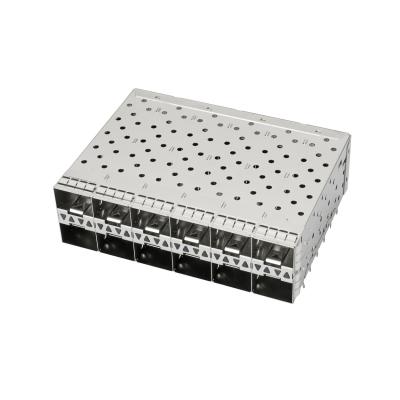 China 2007567-7 2007567-6 CONN SFP+ RCP W/CAGE 2X6 240P RA for sale