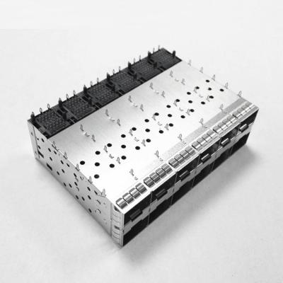 China 2007567-8 2149328-7 CONN SFP+ RCP W/CAGE 2X6 240P RA for sale
