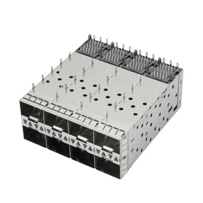 China 2299924-4 2299924-2 CONN ZQSFP+ RCP 2X3 HSNK 228P RA for sale