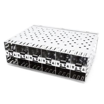 China 2149328-4 2007562-4 CONN SFP+ RCP W/CAGE 2X6 240P RA for sale