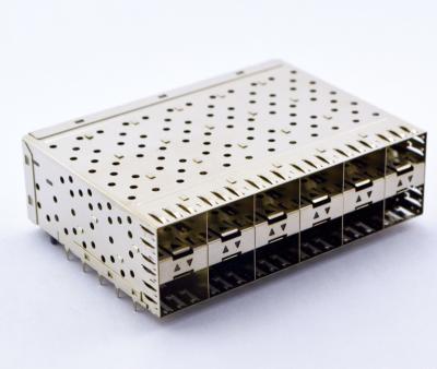 China 2149328-3 2007562-3 CONN SFP+ RCP W/CAGE 2X6 240P RA for sale